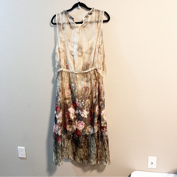 Queen Mulock | Dresses | Host Pickqueen Mulock 0 Silk Floral Chiffon ...